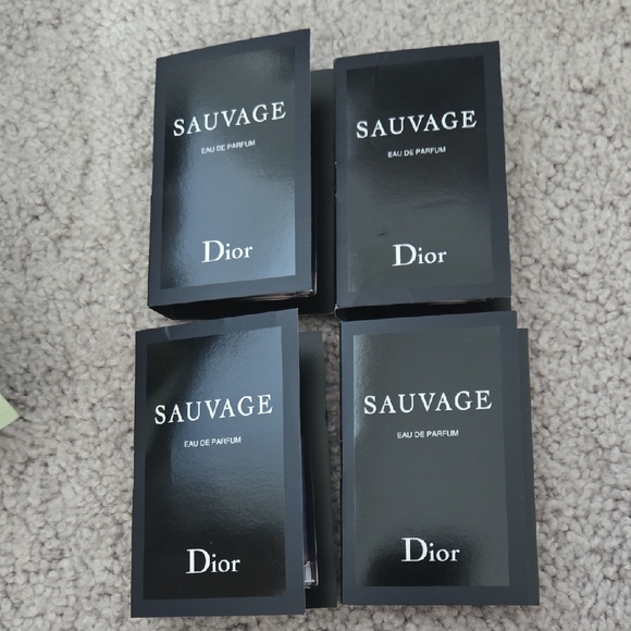 Dior | Grooming | New Never Used Dior Sauvage Sample Set 4x | Poshmark